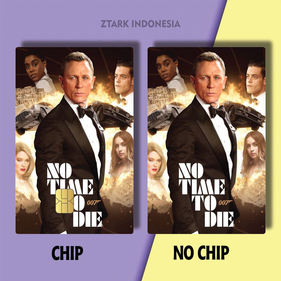 Jual SKIN ATM CUSTOM MOVIES JAMES BOND NO TIME TO DIE NLXFZ/HF76Q/ STIKER CARD POPULER PEMERAN ...