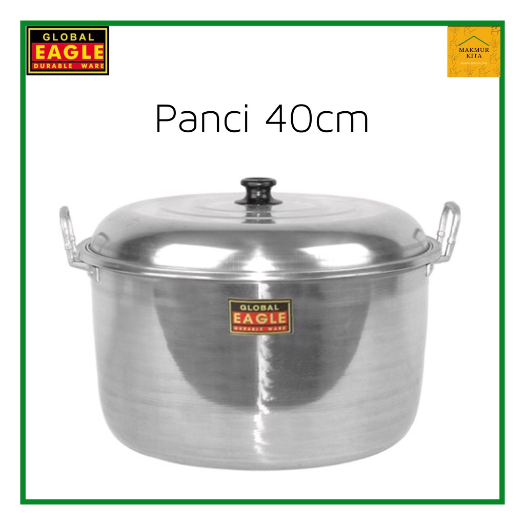 Jual Panci Besar 36 40 45 50 55 60 cm Aluminium Global Eagle / Panci ...