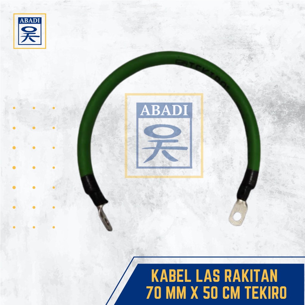 Jual KABEL LAS RAKITAN 70 MM X 50 CM TEKIRO | Shopee Indonesia