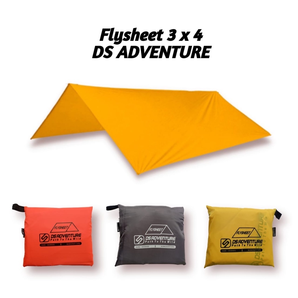 Jual Flysheet 3x4 DS adventure flyshet 3X4 Bivak Tarp Ten flesit fly ...