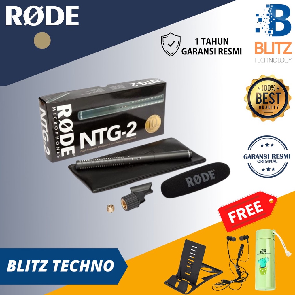 Jual Rode NTG2 Condenser Shotgun Microphone NTG 2 | Shopee Indonesia