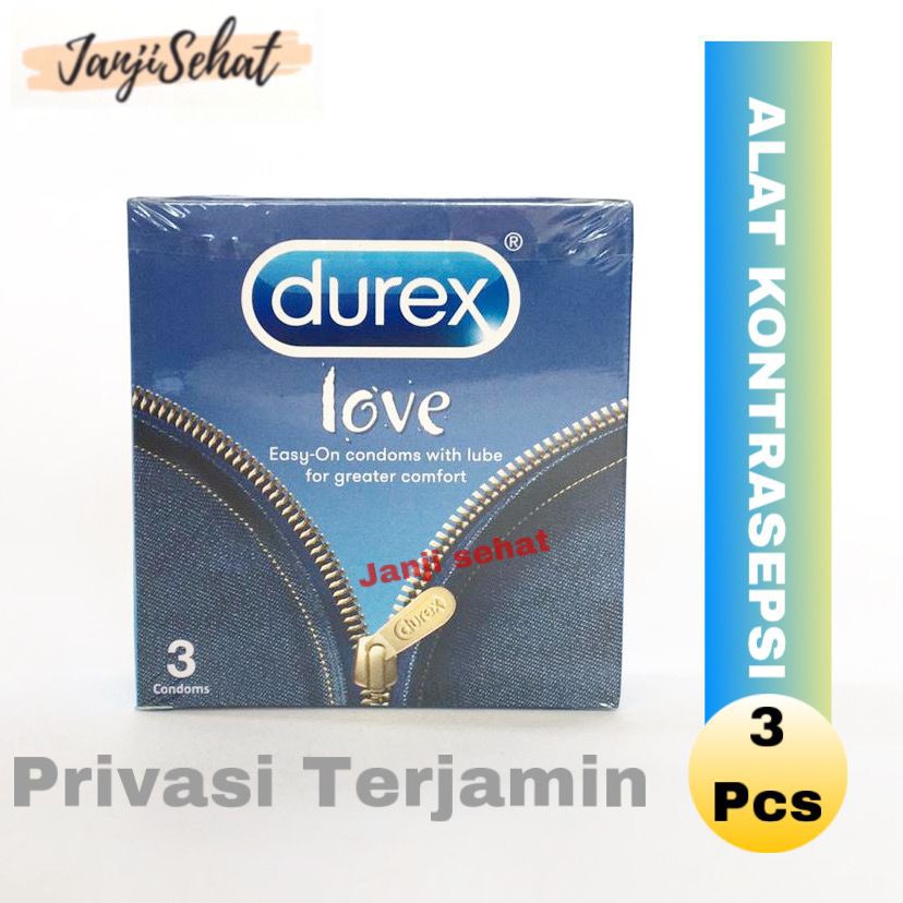 Jual Kondom Durex Love isi 3pc | Shopee Indonesia