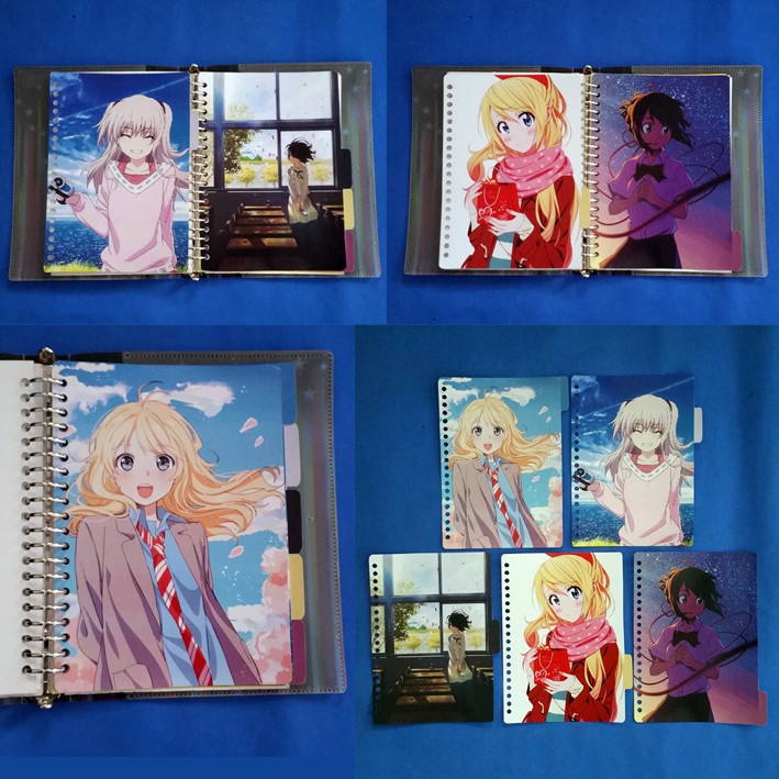 Jual Pembatas Anime Girls binder 2 Ring, 6 Ring, 20 Ring, 26 Ring 1 set ...
