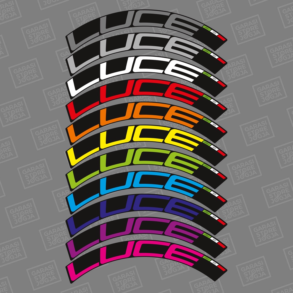 Jual Decal Stiker Rims Luce lebar 2cm | Shopee Indonesia