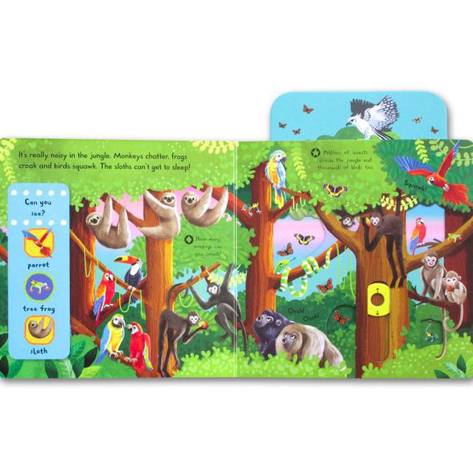 Jual First Explorers - In The Jungle (Push Pull Slide Board Book ...