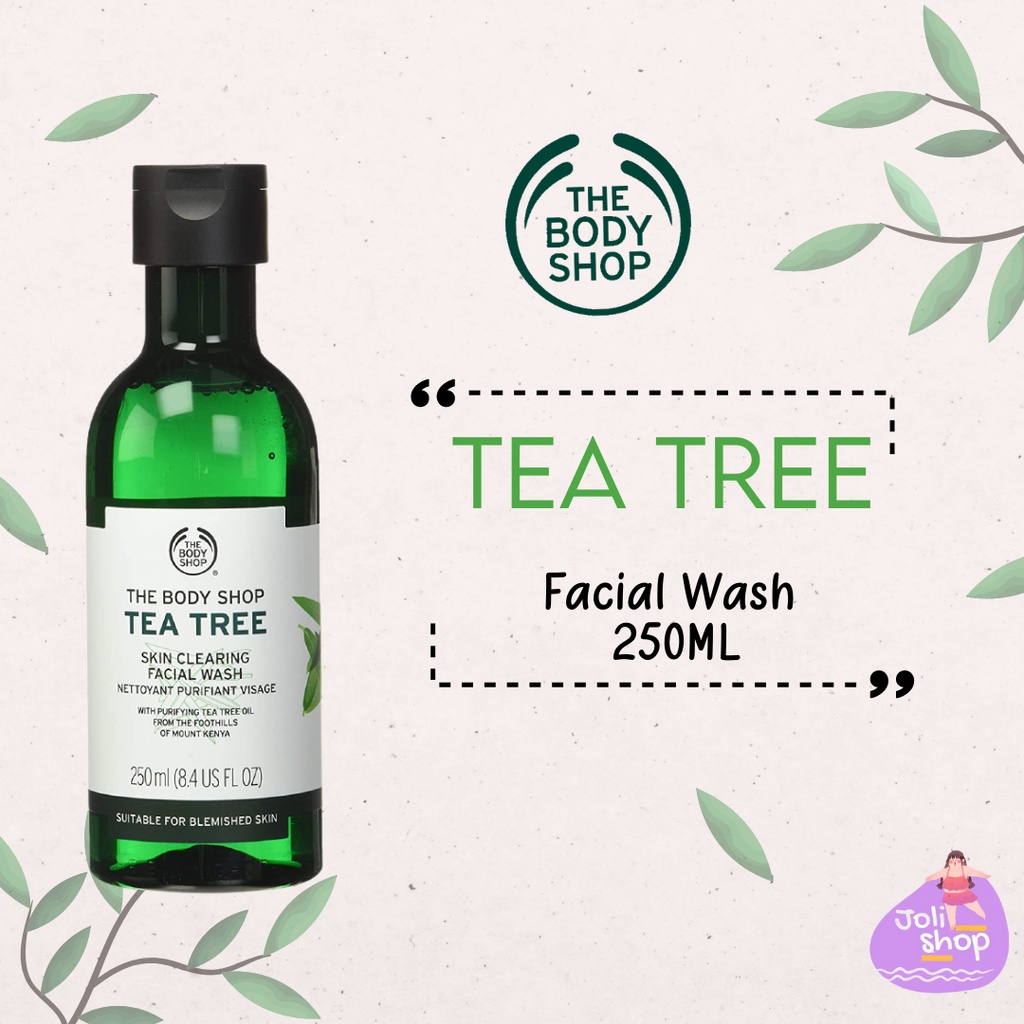 Jual ASLI The Body Shop Tea Tree Facial Wash 250ml | Shopee Indonesia