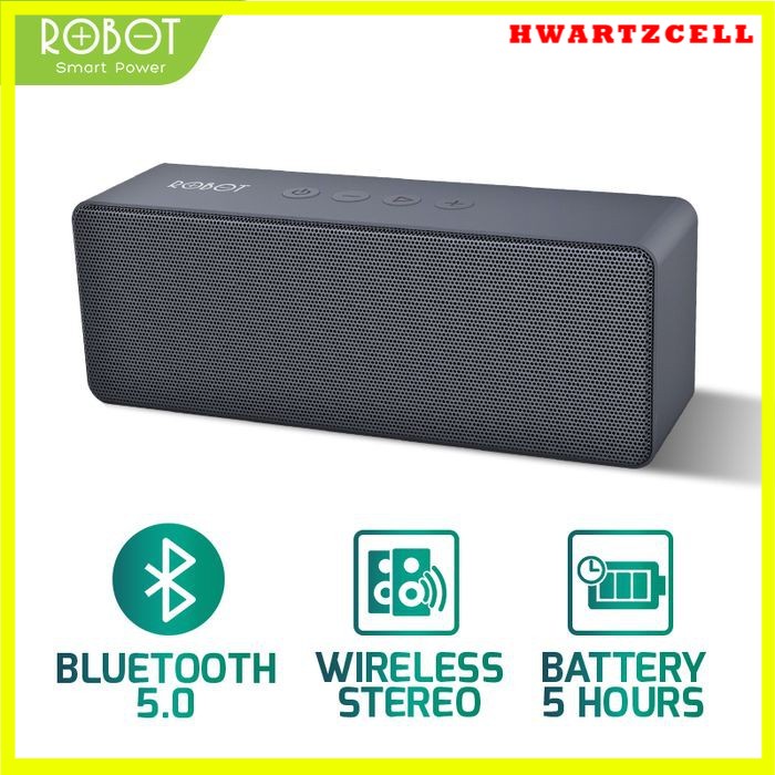Jual ROBOT RB520 Speaker Bluetooth 10W V5.0 Portable Support Micro SD-USB-AUX - upgrade version ...