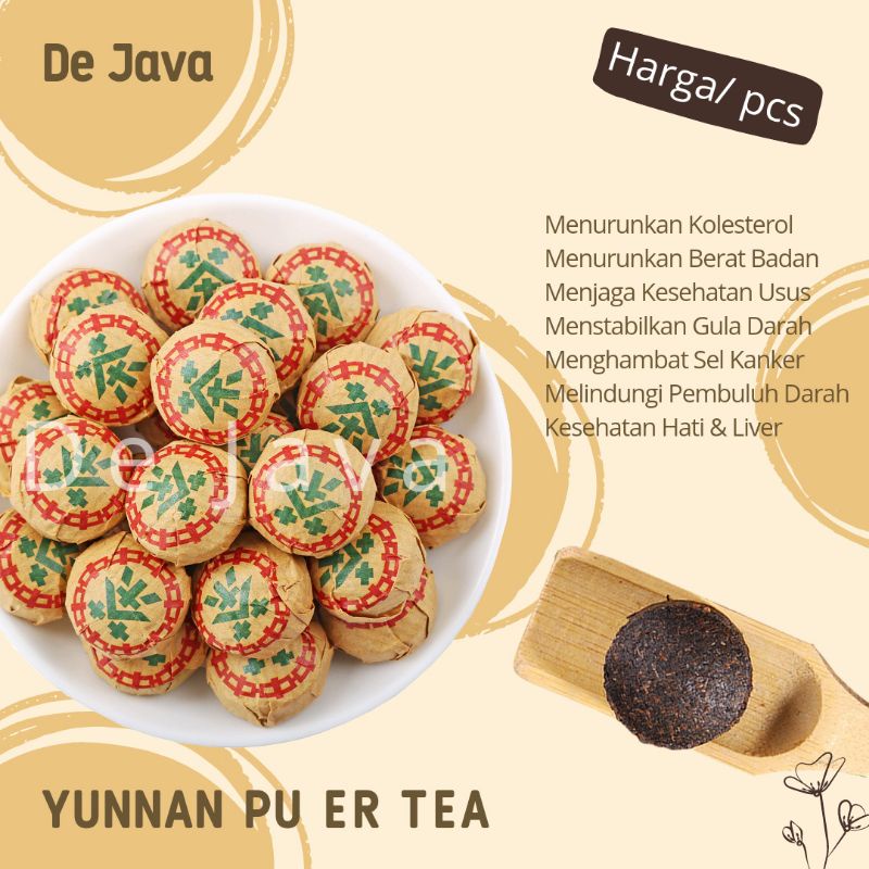 Jual Yunnan Pu Erh Tea Teh Puer China Teh Fermentasi Penurun Kolesterol ...