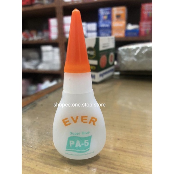 Jual Lem Ever Bond Super Glue Perekat Cair Serbaguna 5ml | Shopee Indonesia
