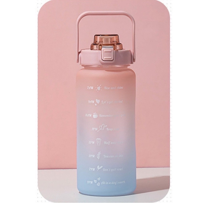 Jual [GS] BESAR JUMBO BOTOL VIRAL KOREA 2 LITER Minum Motivasi 2000ml ...