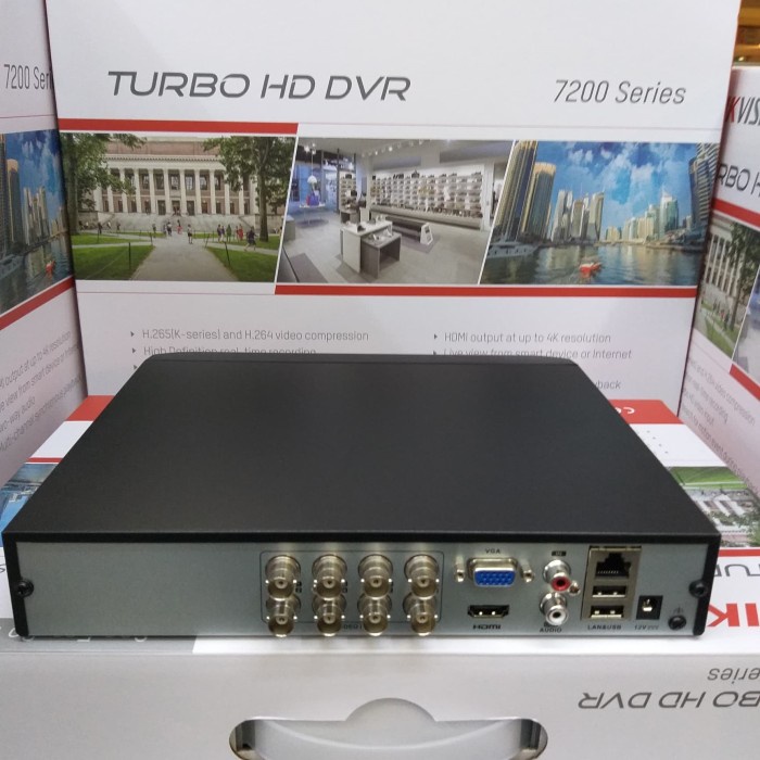 Jual COD DVR 8CHANEL HIKVISION DS-7208HQHI K1 E | Shopee Indonesia