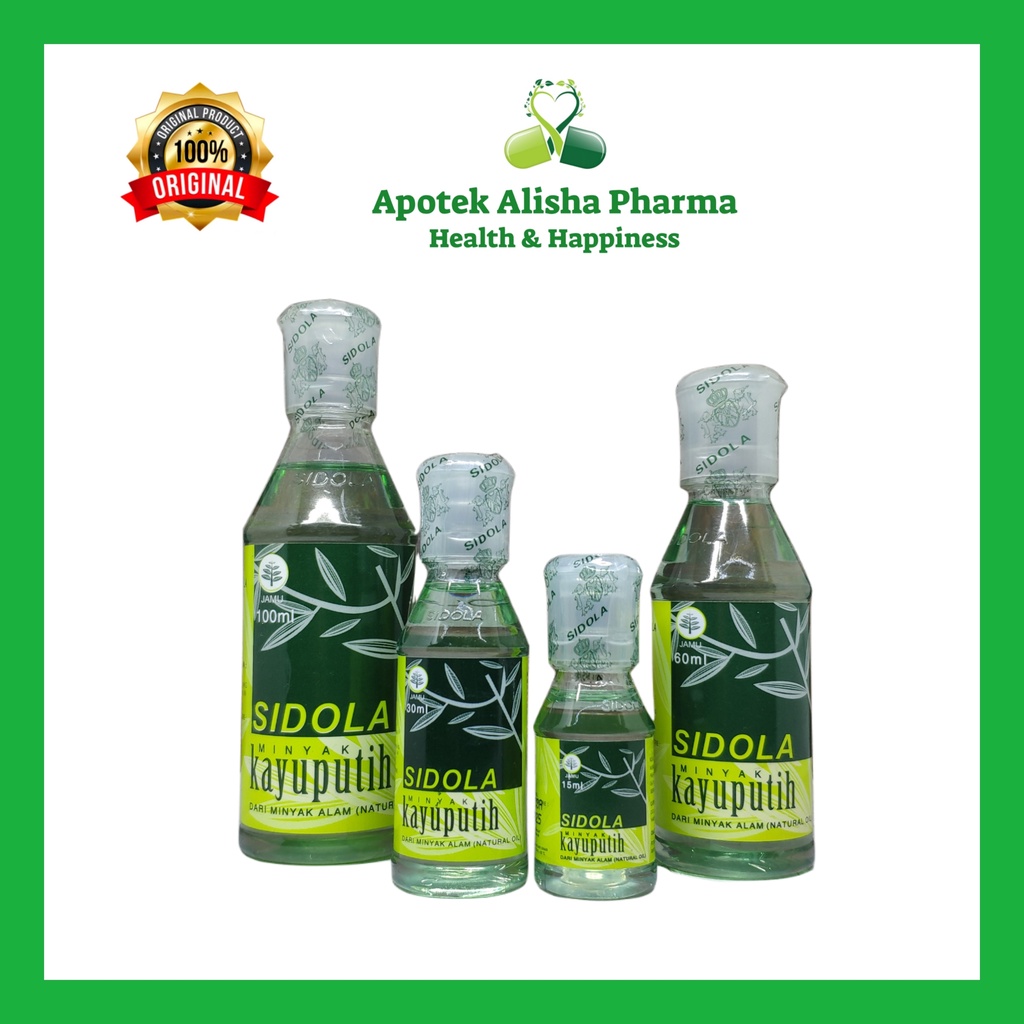 Jual Sidola Minyak Kayu Putih 100ml 60ml 30ml 15ml | Shopee Indonesia