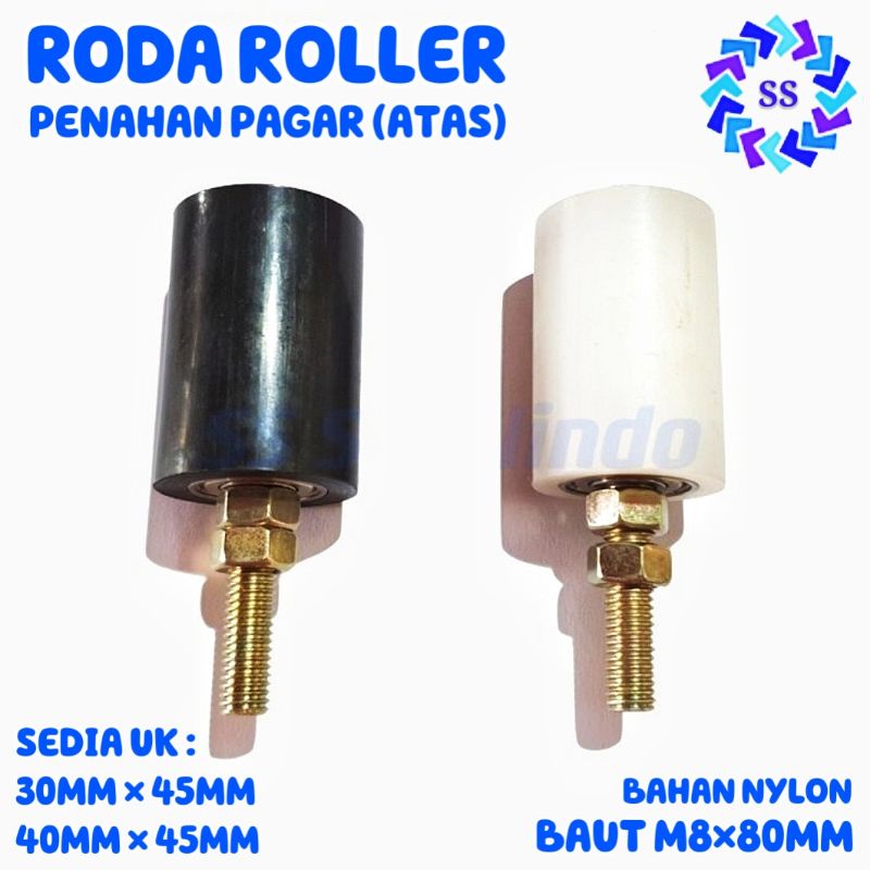 Jual RODA-ROLLER REL ATAS PAGAR BESI NYLON (PENAHAN) | Shopee Indonesia