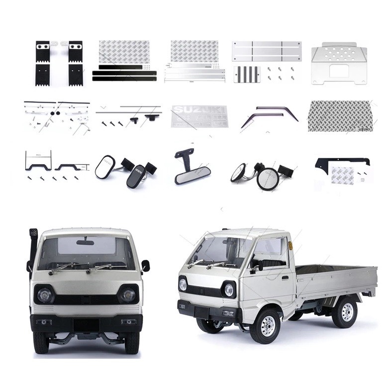 Jual Part Aksesoris Body Rc WPL D12 D24 1/10 Realistic Body kit RC car ...
