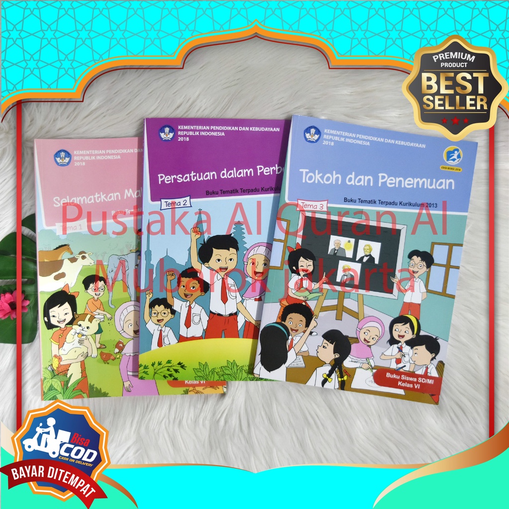 Jual READY ~ Buku Tematik Terpadu Kurikulum 2013 Untuk Siswa Kelas 6 SD ...
