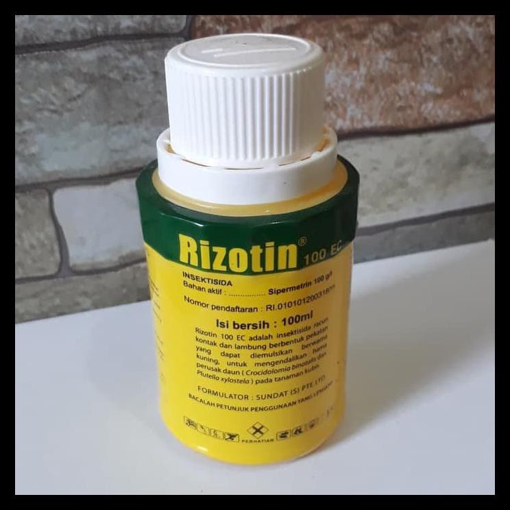 Jual Insektisida Rizotin 100Ec Isi 100Ml Basmi Ulat Kutu Putih Belalang ...