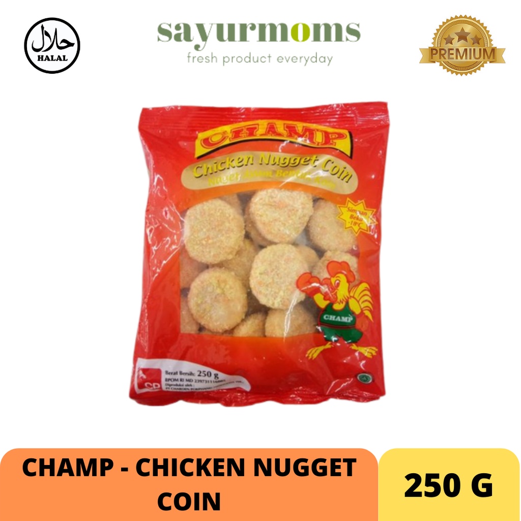 Jual Chicken Nugget Coin - Champ 200gr | Shopee Indonesia