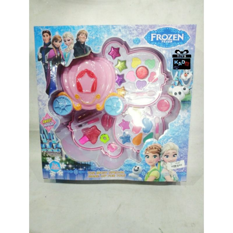 Jual mainan anak make up set frozen bentuk kereta cinderella | Shopee ...