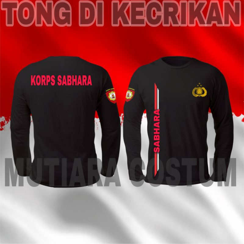 Jual kaos sabhara tangan panjang/baju korps sabhara | Shopee Indonesia