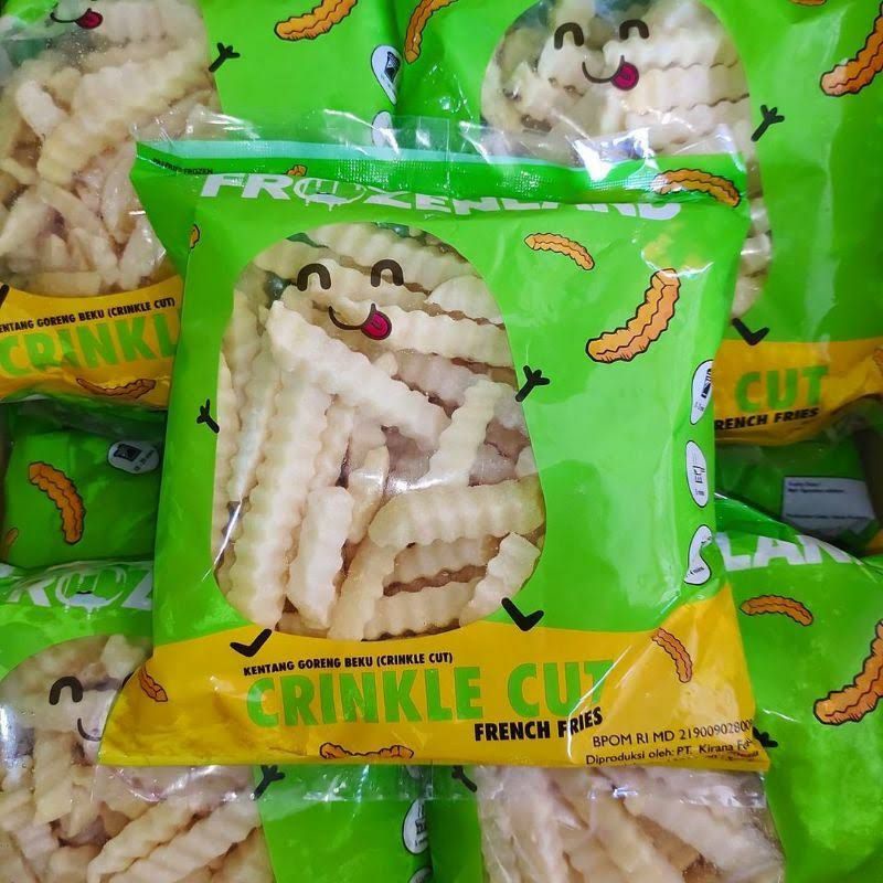 Jual Frozenland Kentang Goreng Crinkle Cut French Fries 500gr | Shopee ...