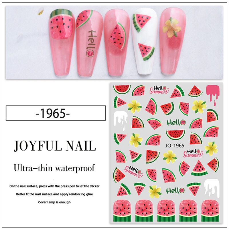 Jual MSY Stiker Kuku 3D Motif Bunga daun/Motif Buah/Motif Pita Hiasan ... Jual MSY Stiker Kuku 3D Motif Bunga daun/Motif Buah/Motif Pita Hiasan ...