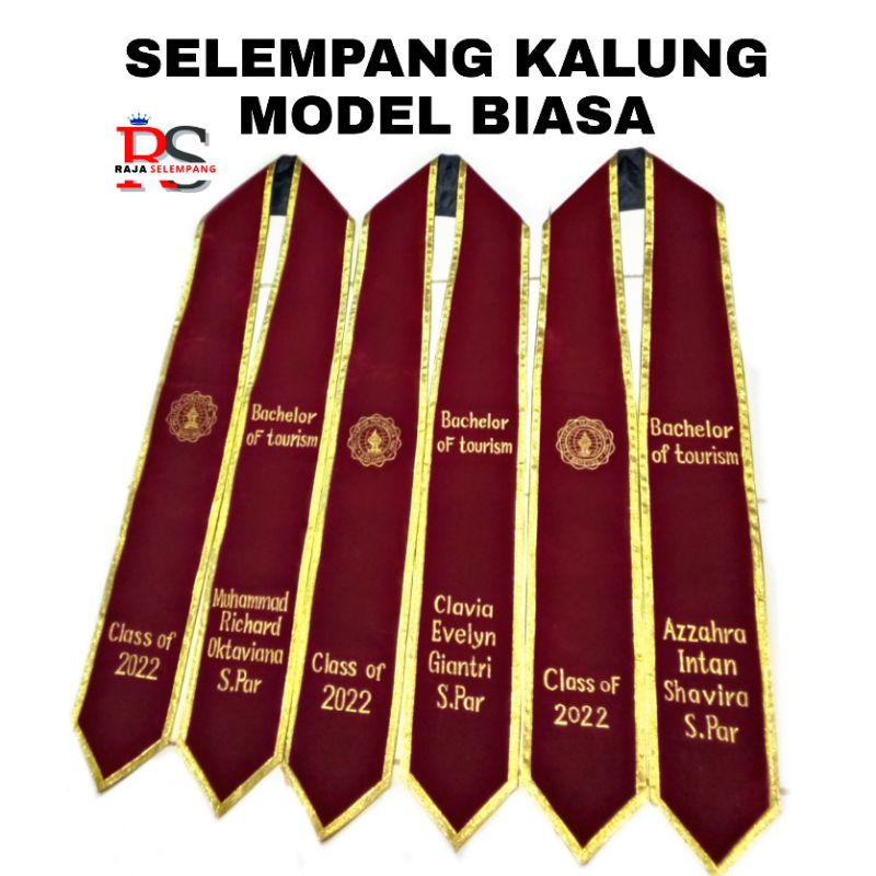 Jual [ EXPRESS ] Selempang slempang kalung wisuda logo/ selempang leher ...