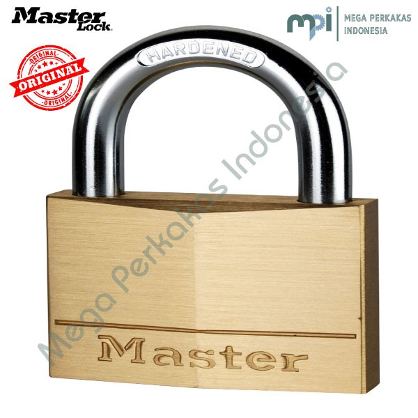 Jual GEMBOK MASTER LOCK 160D Solid Brass Body Padlock 60 mm | Shopee ...