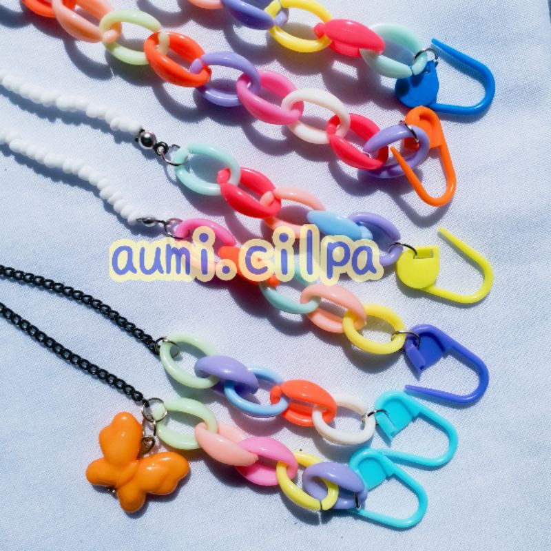 Jual Rantai Strap Mask | Lanyard Tali Masker Manik-Manik Mote Gantungan ...