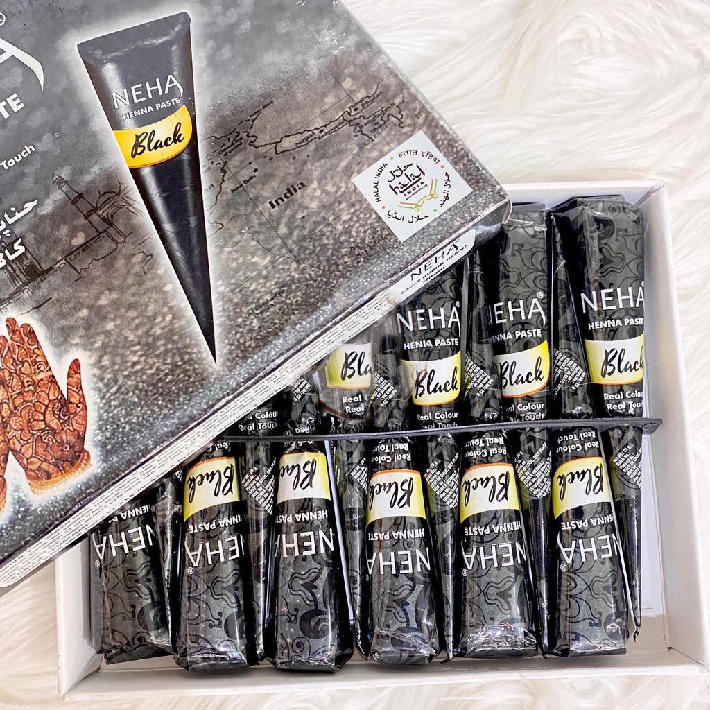 Jual NEHA HENNA PASTE HENNA HALAL BPOM ECERAN HEENA HENNA HENA MAGIC ...