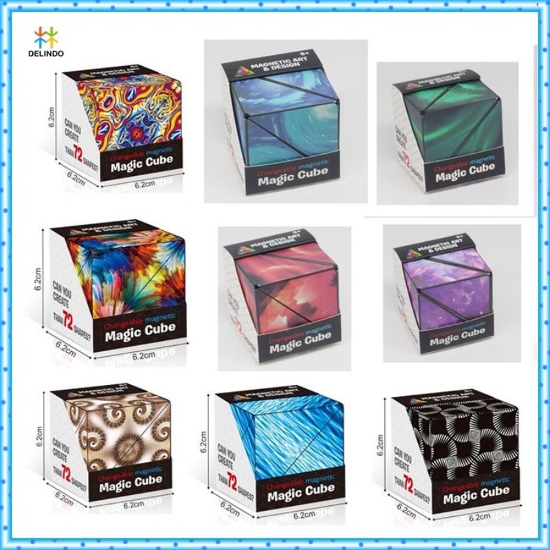 Jual Magic Cube Toys Education Mainan Edukasi Anak Kubus Magnetic 3D ...