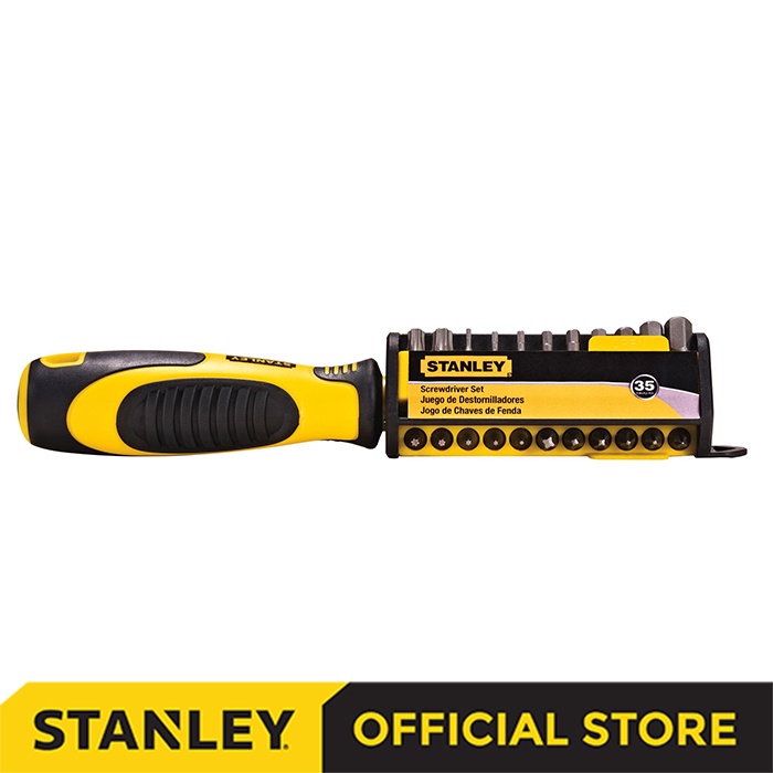 Jual Stanley 35in1 Multi Screwdriver Bit Set / Obeng Set 70-885 ...