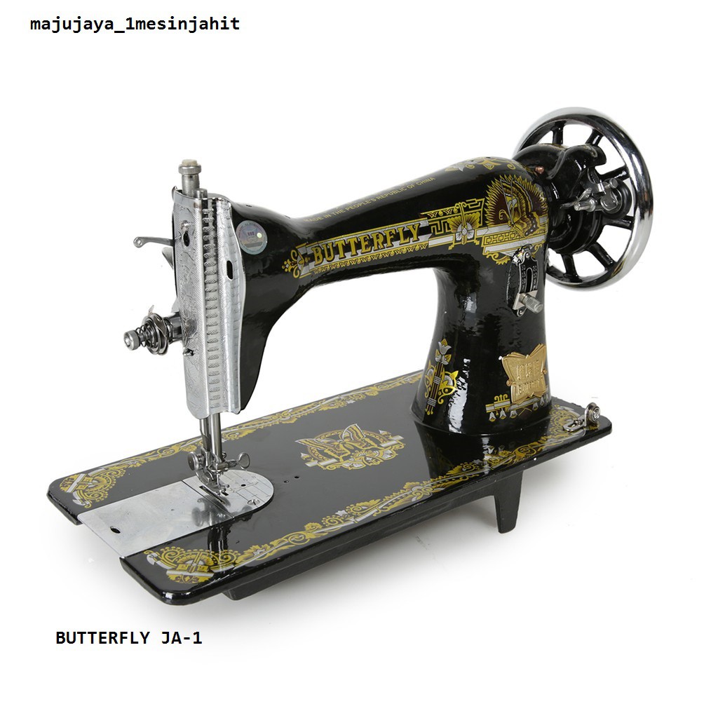Jual MESIN JAHIT BUTTERFLY JA1-1 HITAM KLASIK -HANYA KEPALA MESIN ...