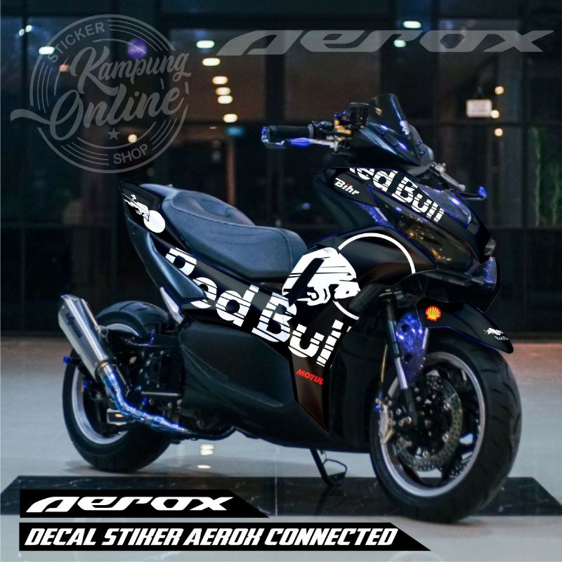 Jual Stiker Decal Aerox New Stiker Striping Full Body variasi sticker ...