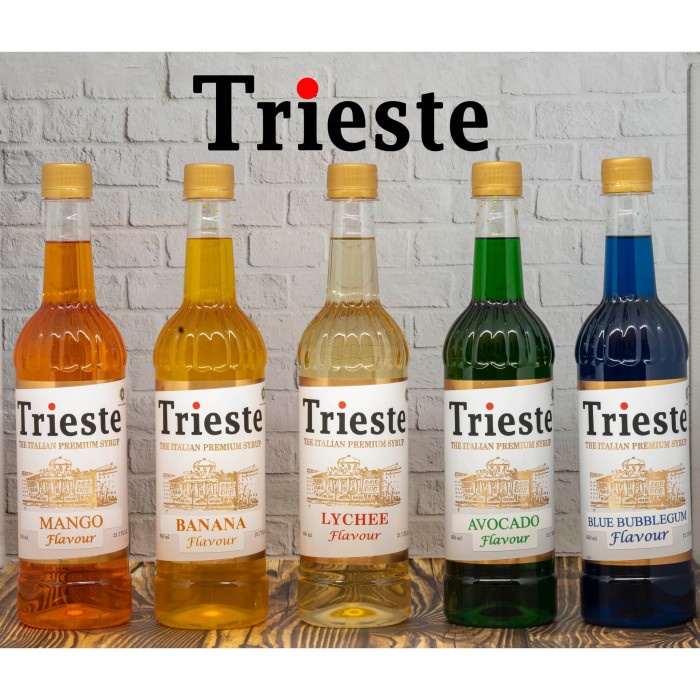 Jual Trieste Italian Premium Sirup - 650ml | Shopee Indonesia