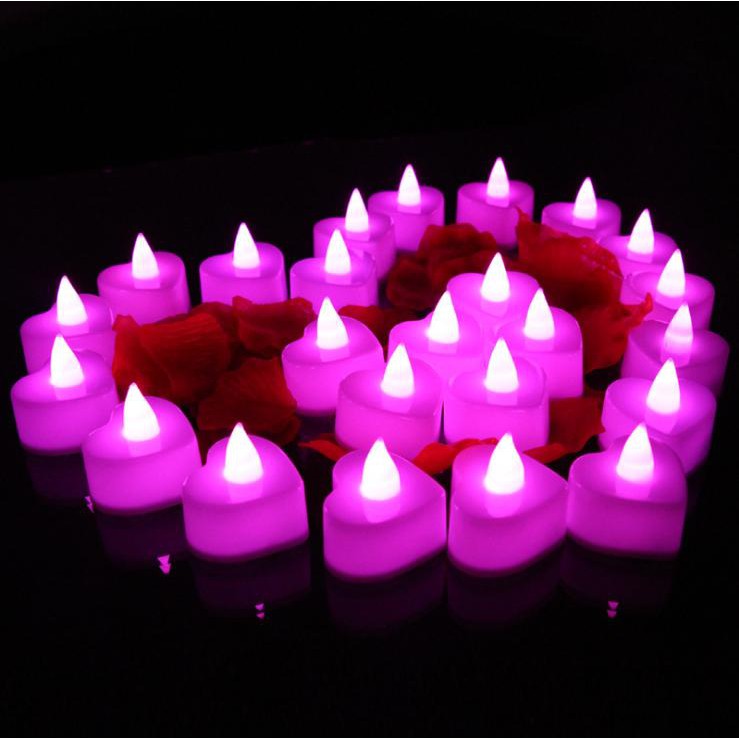Jual Lilin Mini LED Bentuk Love Electric Candle Light Lampu Dekorasi ...