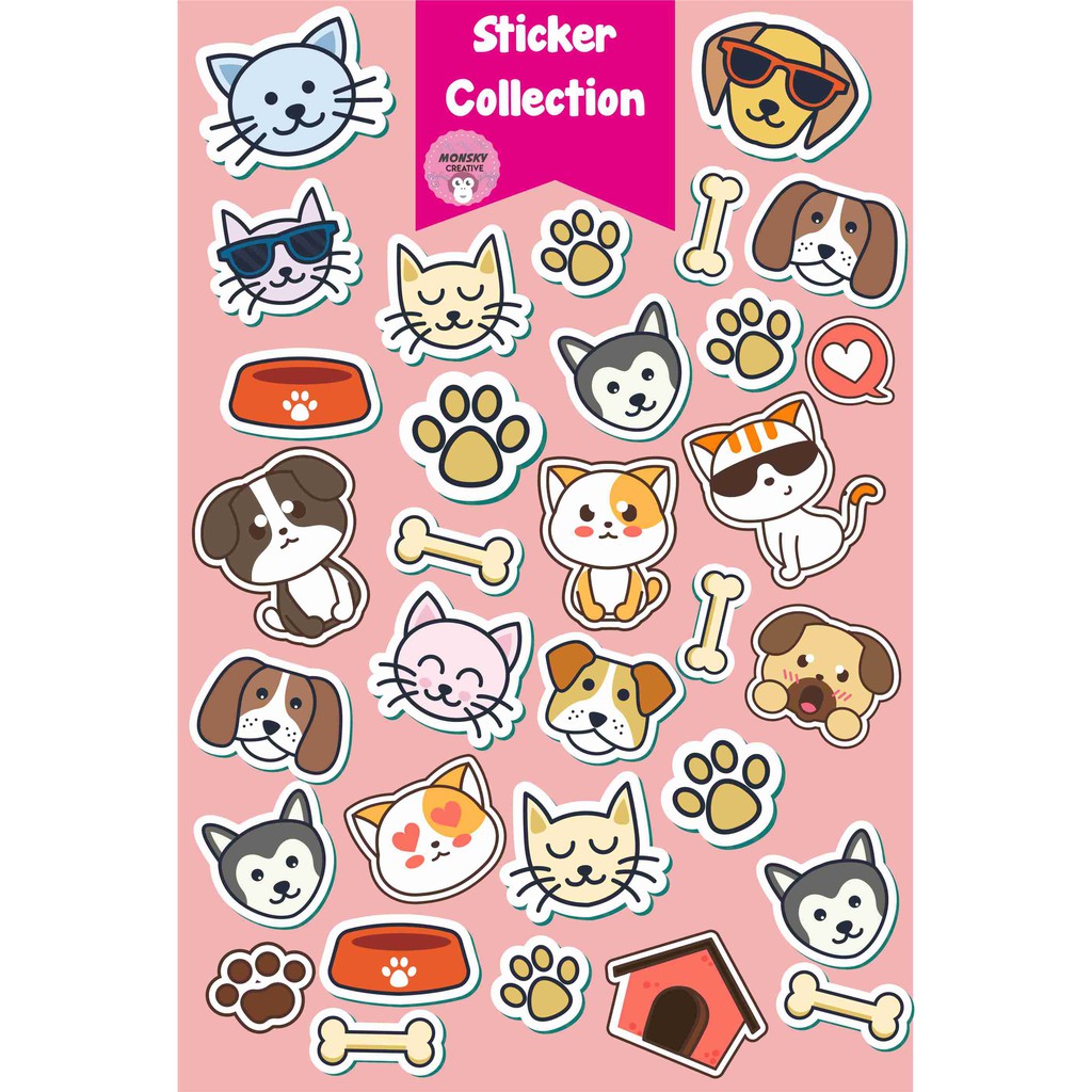 Jual Sticker Tumblr Murah Stiker Cute Lucu Pastel Feed Emoji / STIKER ...