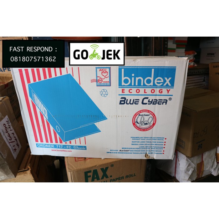 Jual odner bindex folio kwitansi 717 777 bambi/ ecology blue cyber ...