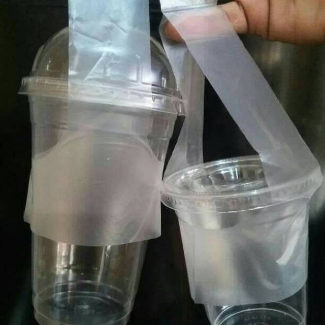 Jual Plastik Minuman Tenteng Gelas Cup ISI KURANG LEBIH 960PCS plastik ...