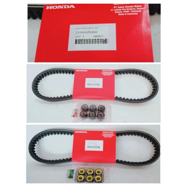 Jual 23100-KZR-BAO VAN BEL BELT BAN PENGGERAK SET PLUS ROLLER HONDA ...