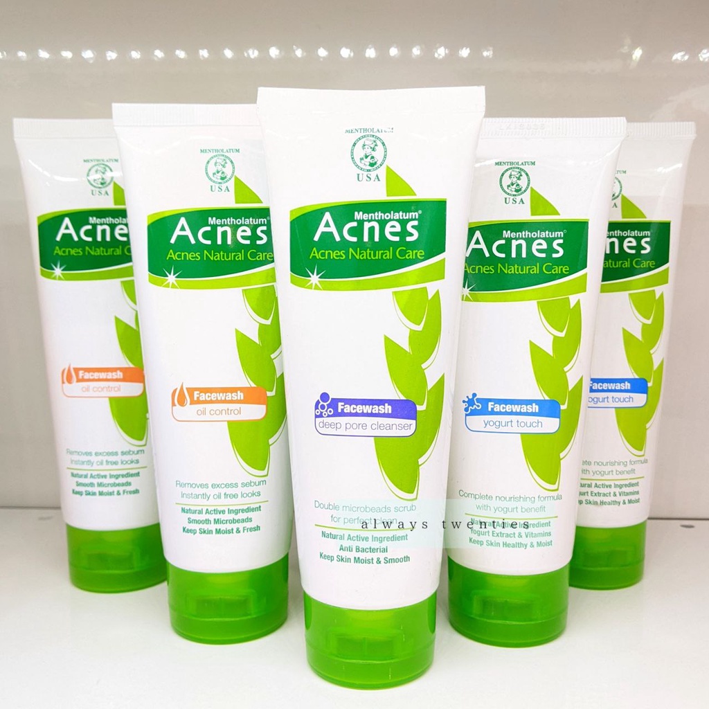 Jual Acnes Natural Care Face Wash 100g | Shopee Indonesia