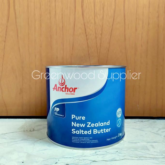 Jual Anchor Tin Butter 2Kg - Salted (1 Karton - Gojek Grab) | Shopee ...