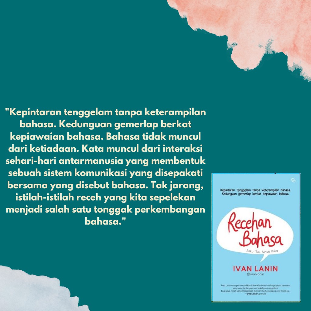 Jual RECEHAN BAHASA-IVAN LANANIN | Shopee Indonesia