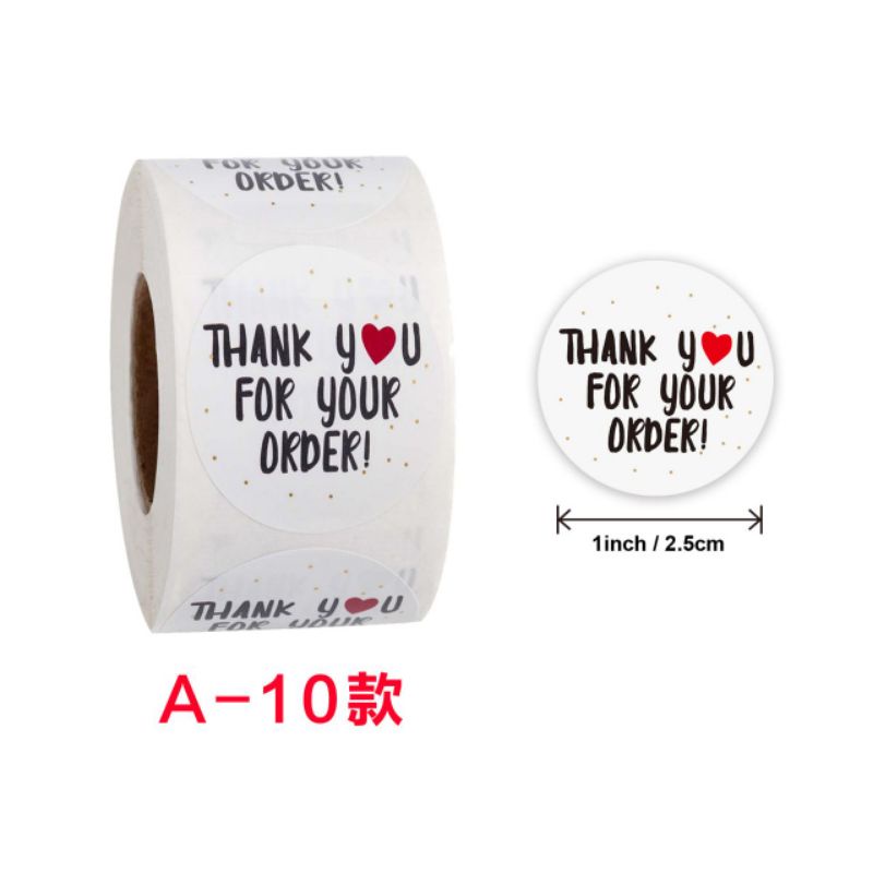 Jual Sticker Label Thank You - A10 | Shopee Indonesia