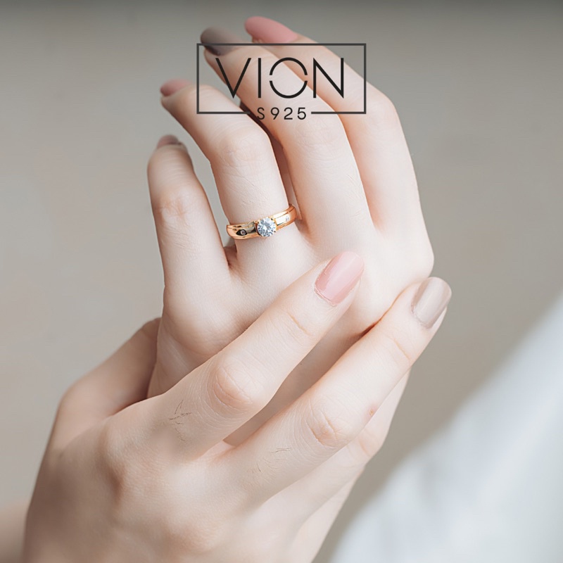 Jual Vion S925 Ring 11047 Dove 16079 & Mix Dove 11854 , Cincin Tunangan ...