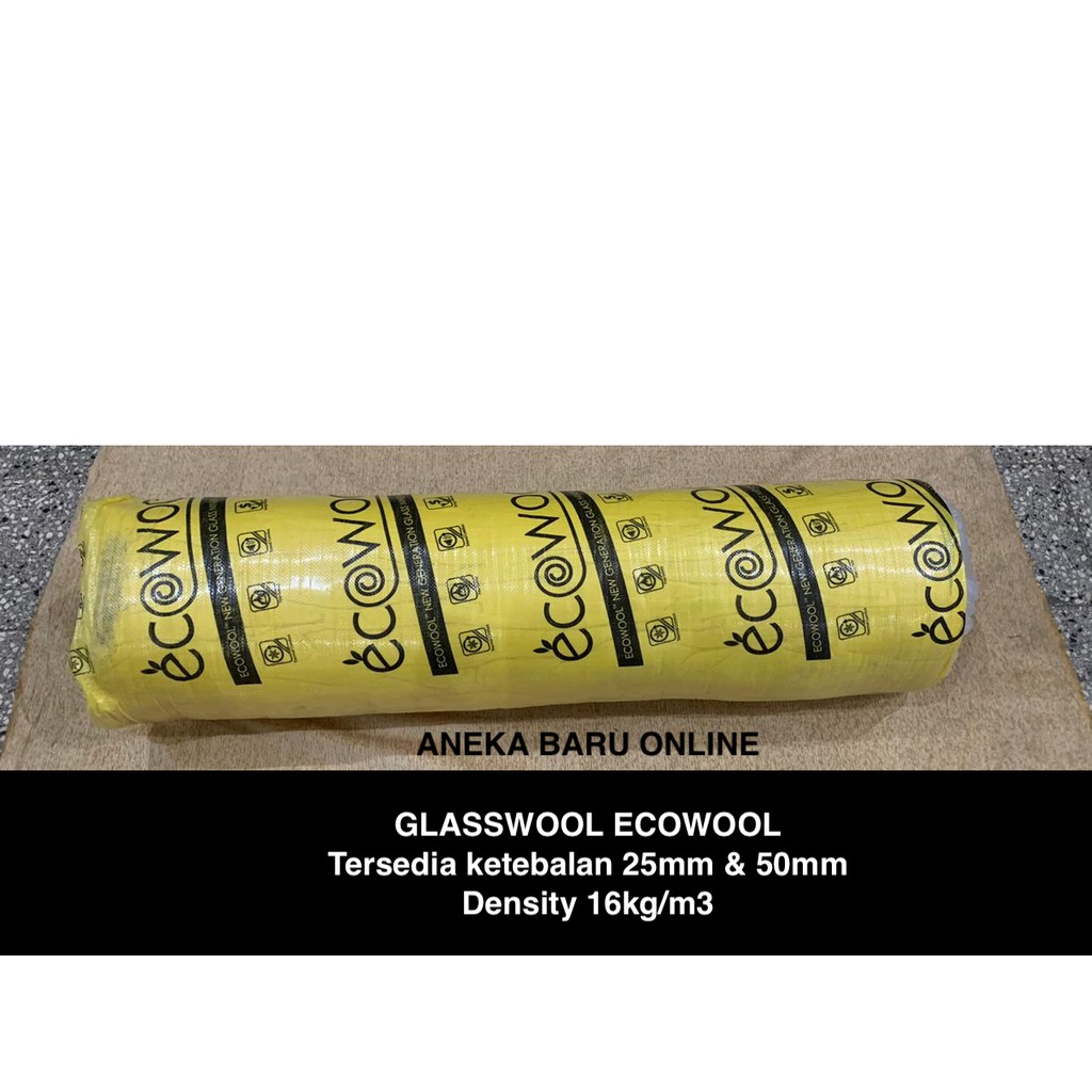 Jual Glasswool Glass Wool - Density 16 - peredam suara atap studio ...