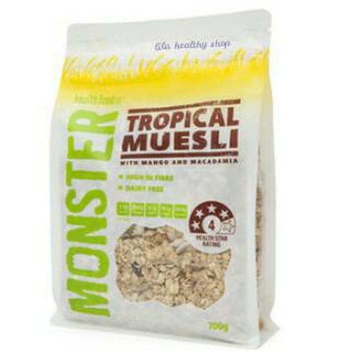 Jual MONSTER TROPICAL MUESLI 700 GR (HALAL CERTIFIED) | Shopee Indonesia