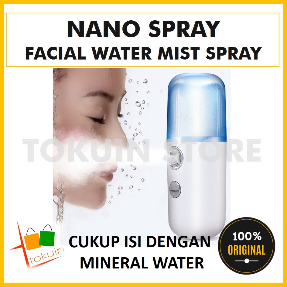 Jual Nano Spray Humidifier Wajah Face Mist Sprayer Pelembab Wajah Facial Nano Mist Elektrik ...