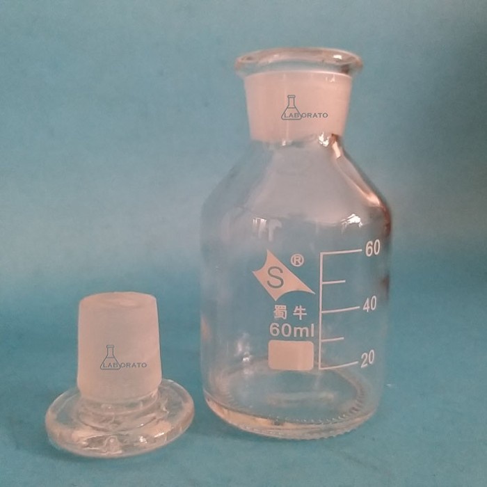 Jual BOTOL REAGENT BENING MULUT KECIL 60 ML - RA12 ORIGINAL ...