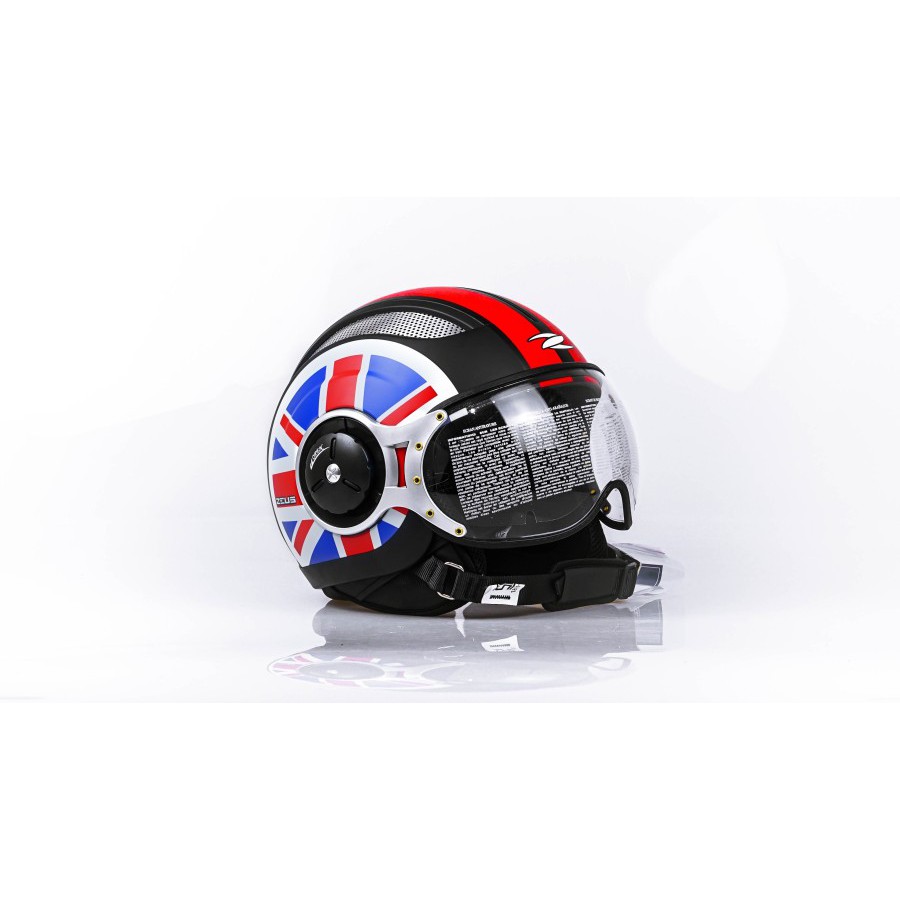 Jual HELM MOTOR Zeus ZS218 Mblk SS8 Dred Retro | Shopee Indonesia