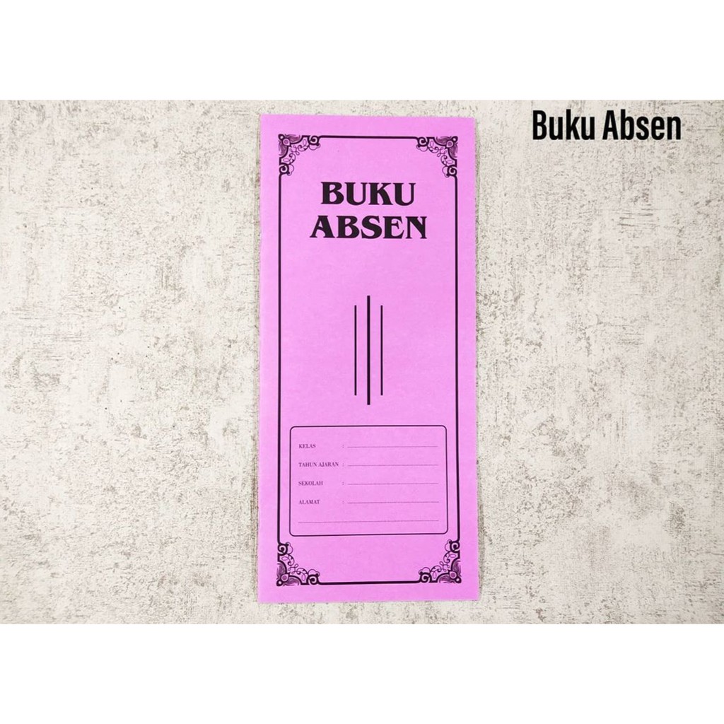 Jual (PCS) BUKU ABSEN PANJANG | Shopee Indonesia